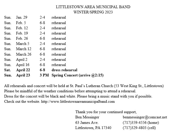 Littlestown Area Municipal Band
