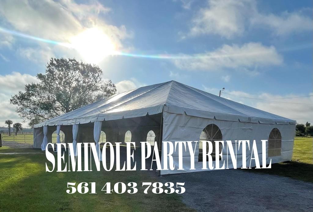 SEMINOLE PARTY RENTAL. Tent Rental, Chairs Rental, Tables Rental ...